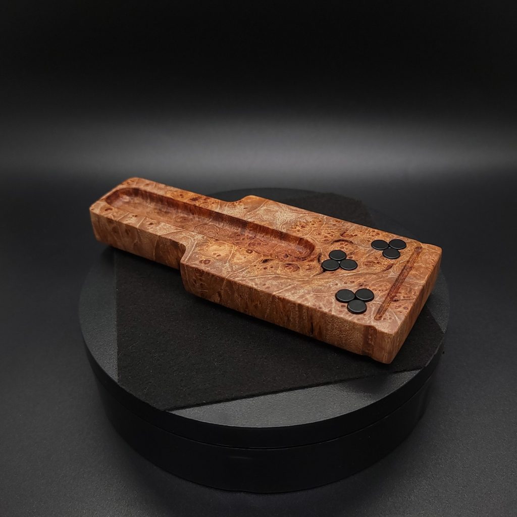 Dynavap VapCap Stem Display-Highly Figured Madrone Burl Wood - Dovetail ...