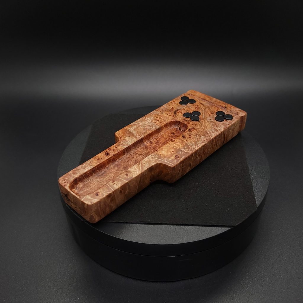 Dynavap VapCap Stem Display-Highly Figured Madrone Burl Wood - Dovetail ...