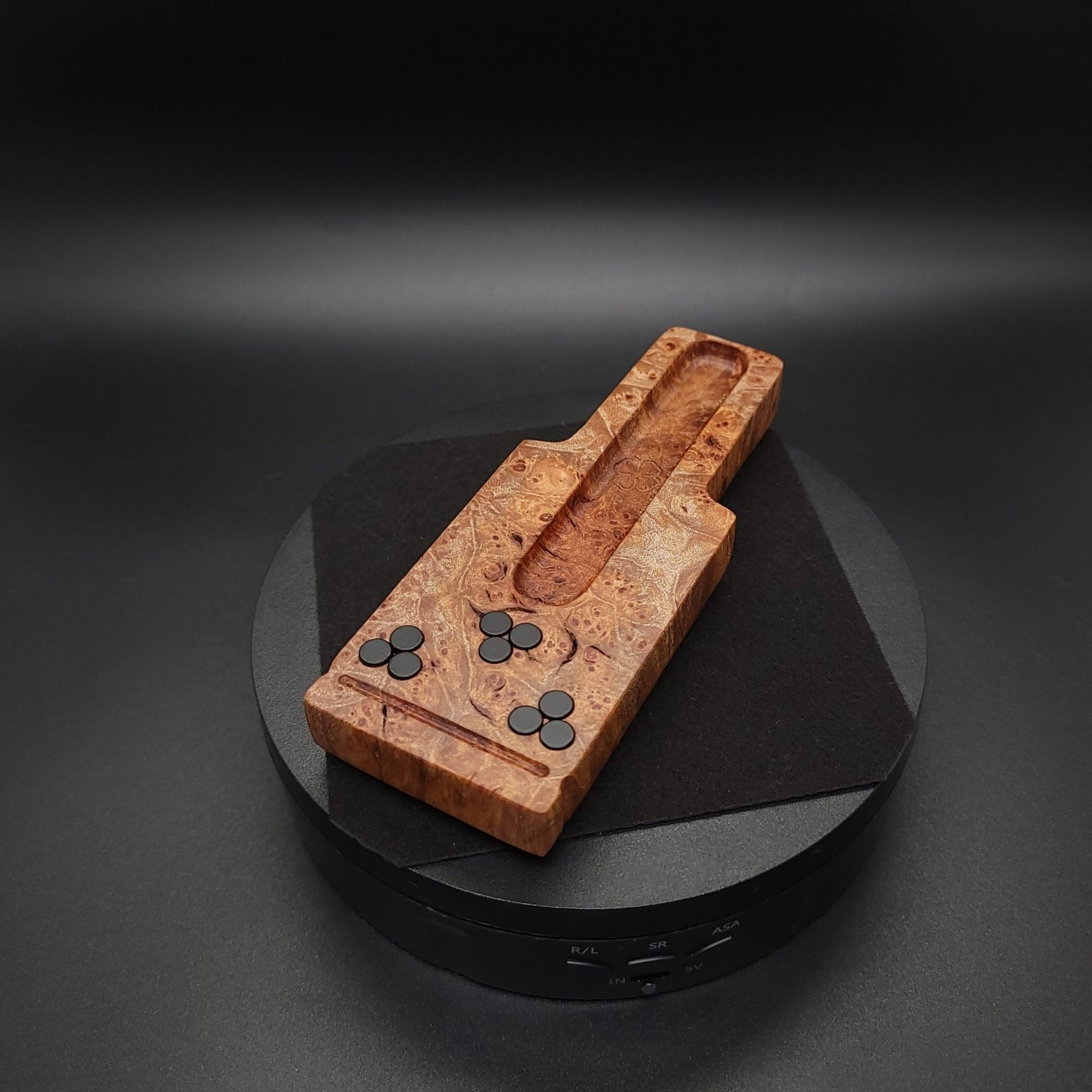 Dynavap VapCap Stem Display-Highly Figured Madrone Burl Wood - Dovetail ...