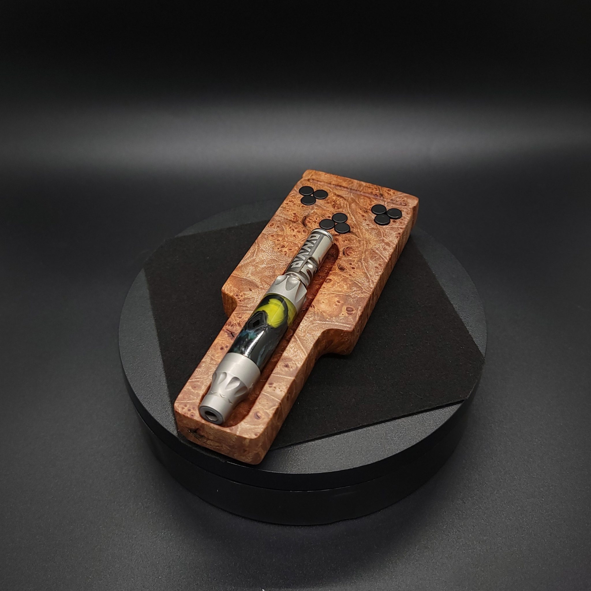 Dynavap VapCap Stem Display-Highly Figured Madrone Burl Wood – Dovetail ...