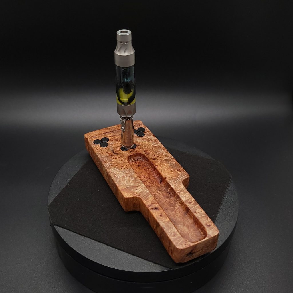 Dynavap VapCap Stem Display-Highly Figured Madrone Burl Wood – Dovetail ...