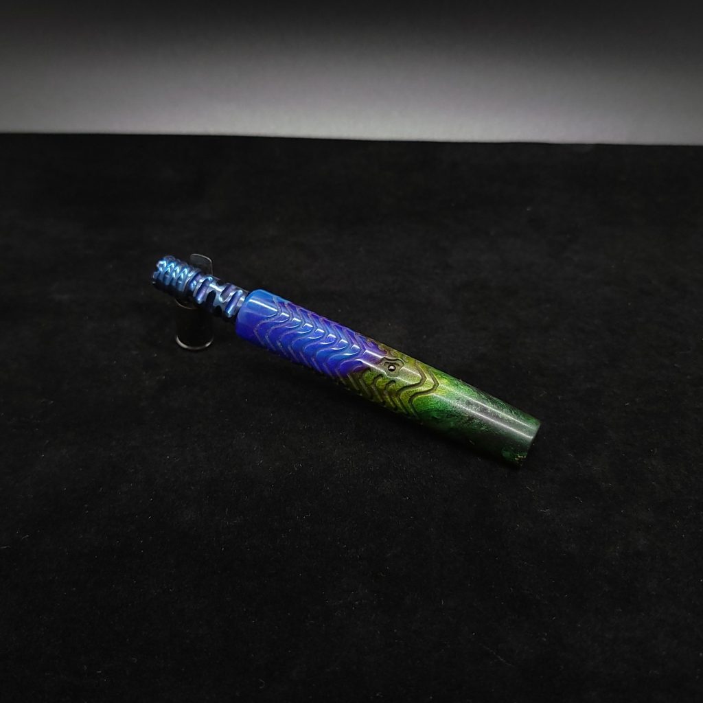 Twisted Stems Series-Skeleton XL Dynavap Stem with Matching Mouthpiece ...
