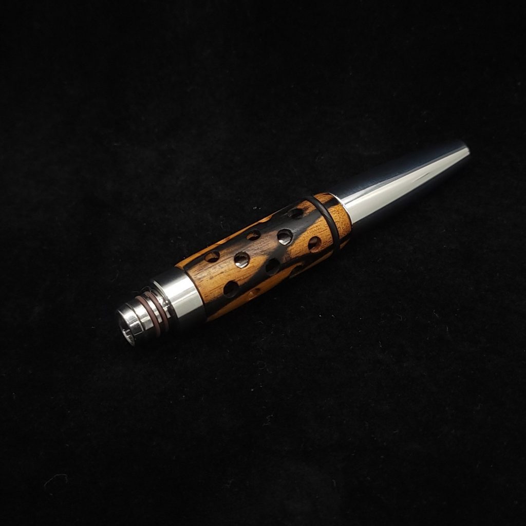 Anvil Vestratto Heat Shield Upgrade-B & W Ebony Wood – Dovetail Woodwork