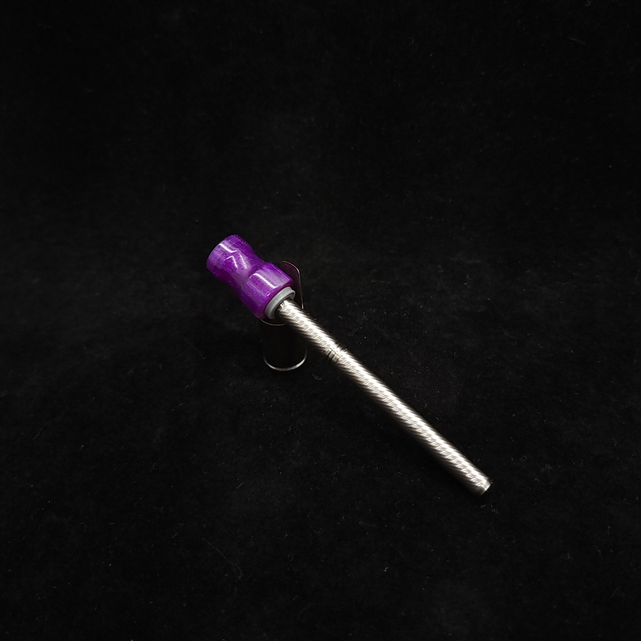Dynavap Spinning Mouthpiece-Galactic Purple/Pearl White - Dovetail Woodwork