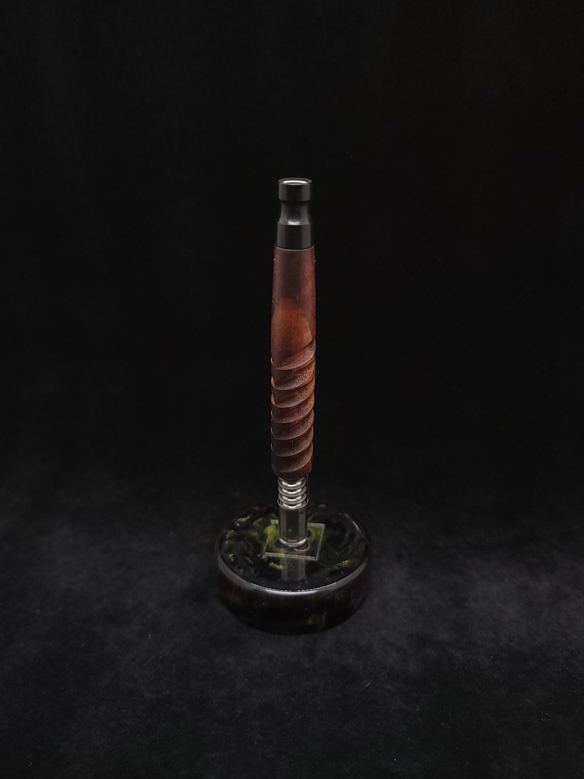 Twisted Stems Series-Eclipse XL Dynavap Stem/Hawaiian Koa Burl w/Ebony ...