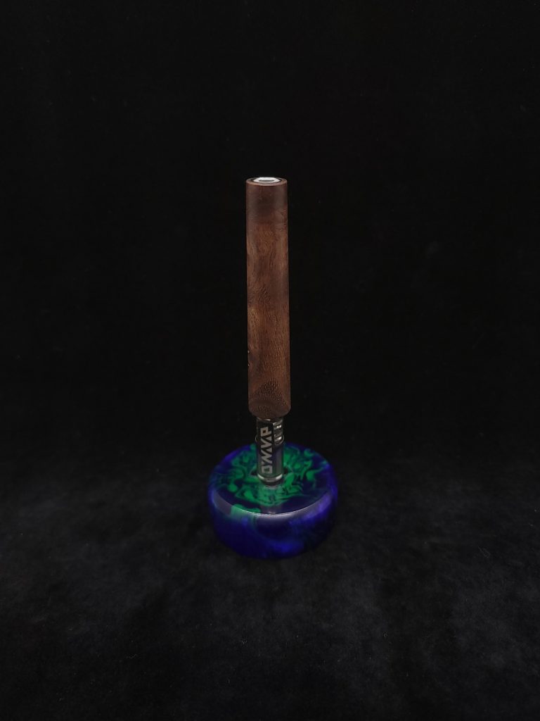 The Blunt XL Dynavap Stem/Walnut Burl Wood - Dovetail Woodwork