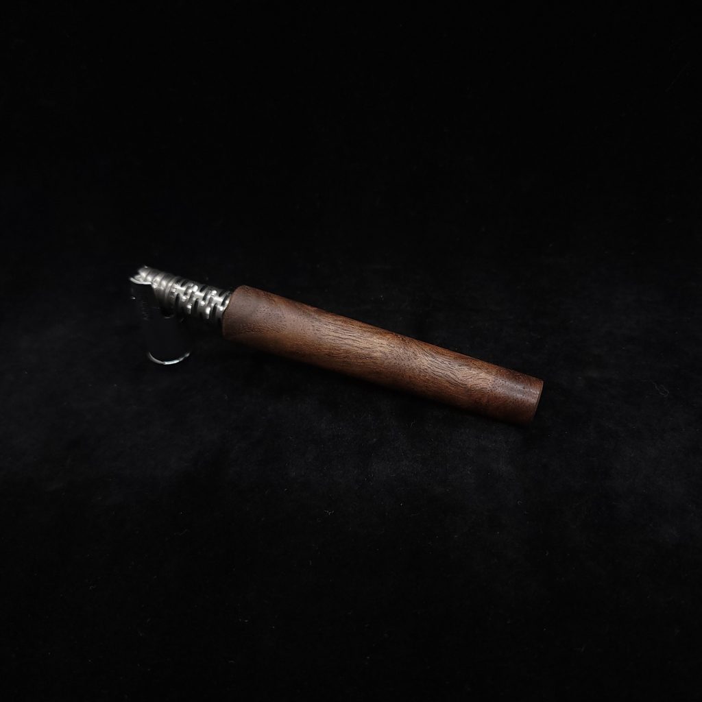 The Blunt XL Dynavap Stem/Walnut Burl Wood - Dovetail Woodwork