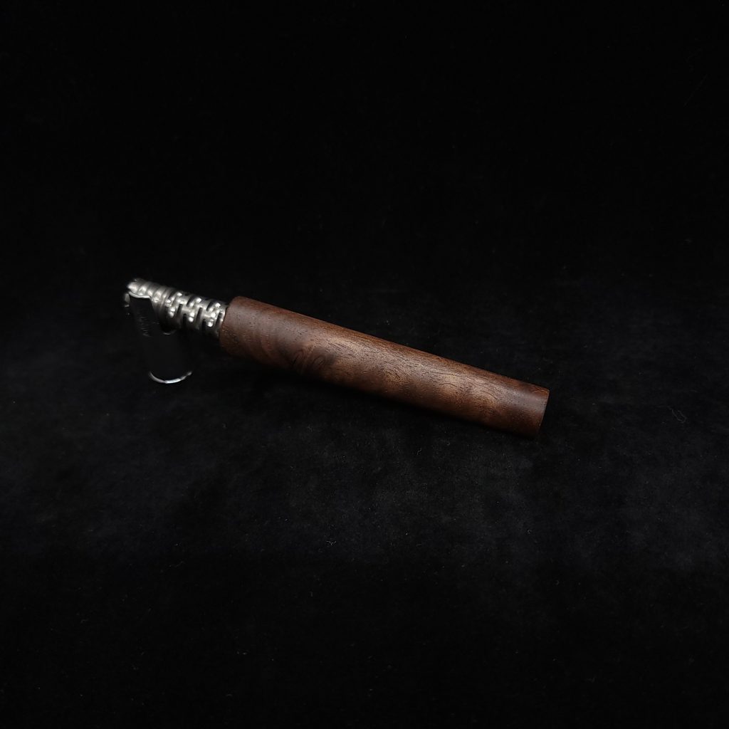 The Blunt XL Dynavap Stem/Walnut Burl Wood - Dovetail Woodwork