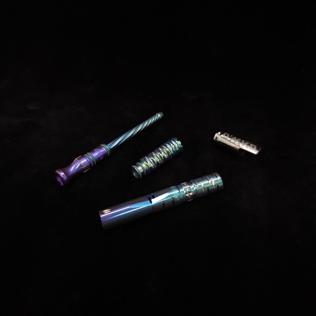 Polished Purple-Blue-Green Anodized Titanium Dynavap Omni(2023)-Full Device(Ready to Ship ...